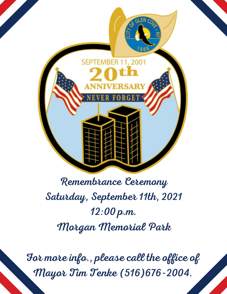 9/11 Remembrance Ceremony - City of Glen Cove